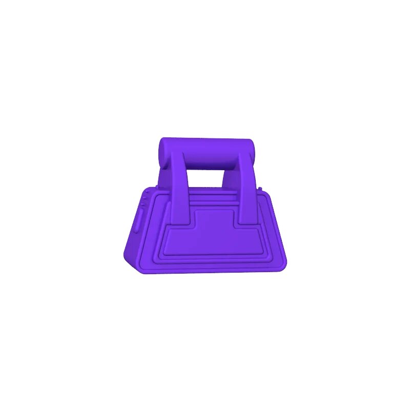 Конструктор Gobricks 10 шт. сумка-кошелек 93091 Фиолетовый, 060