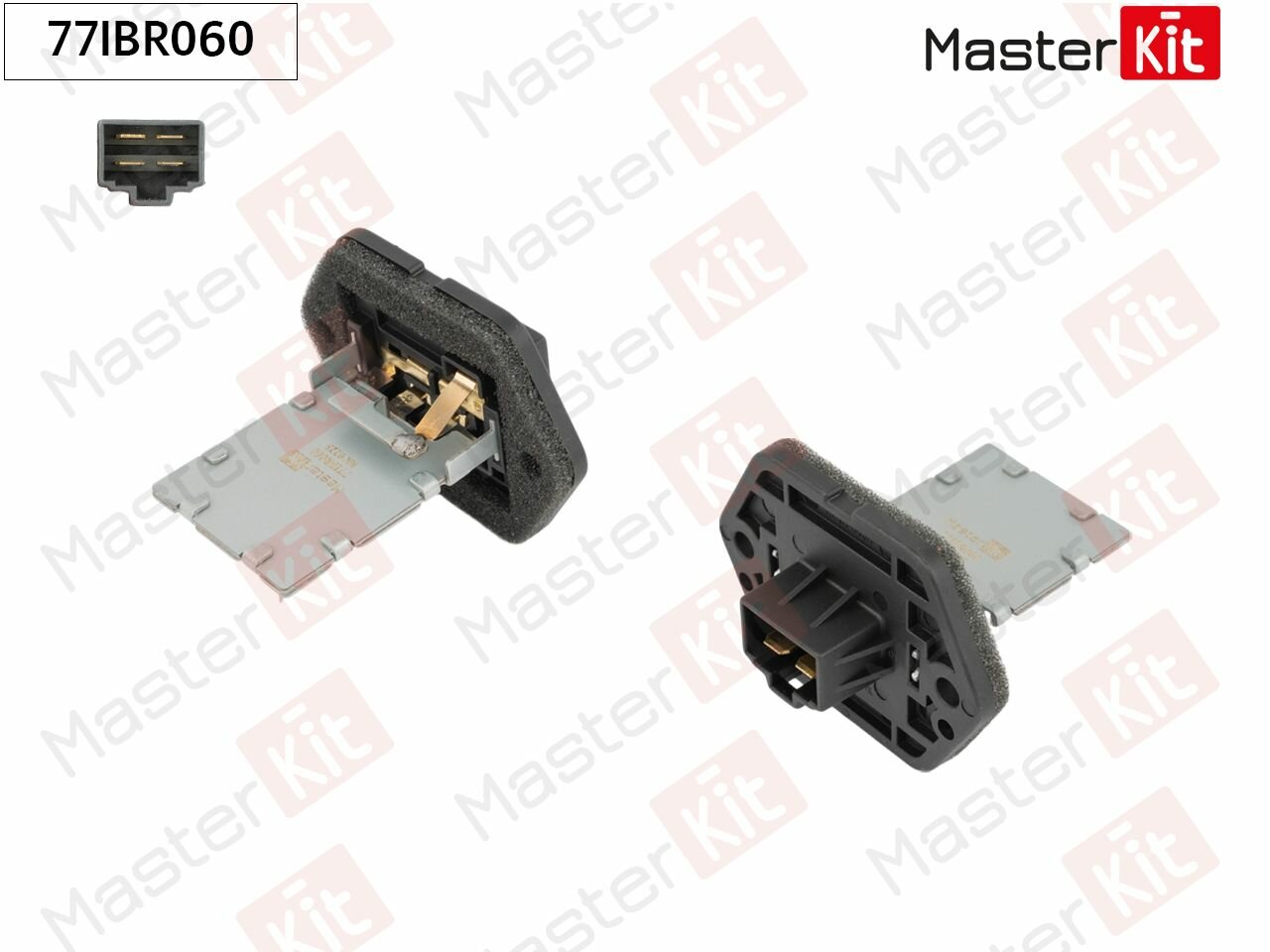 Резистор вентилятора Kia RIO, II, JB 2005 - 2011 MasterKit 77IBR060