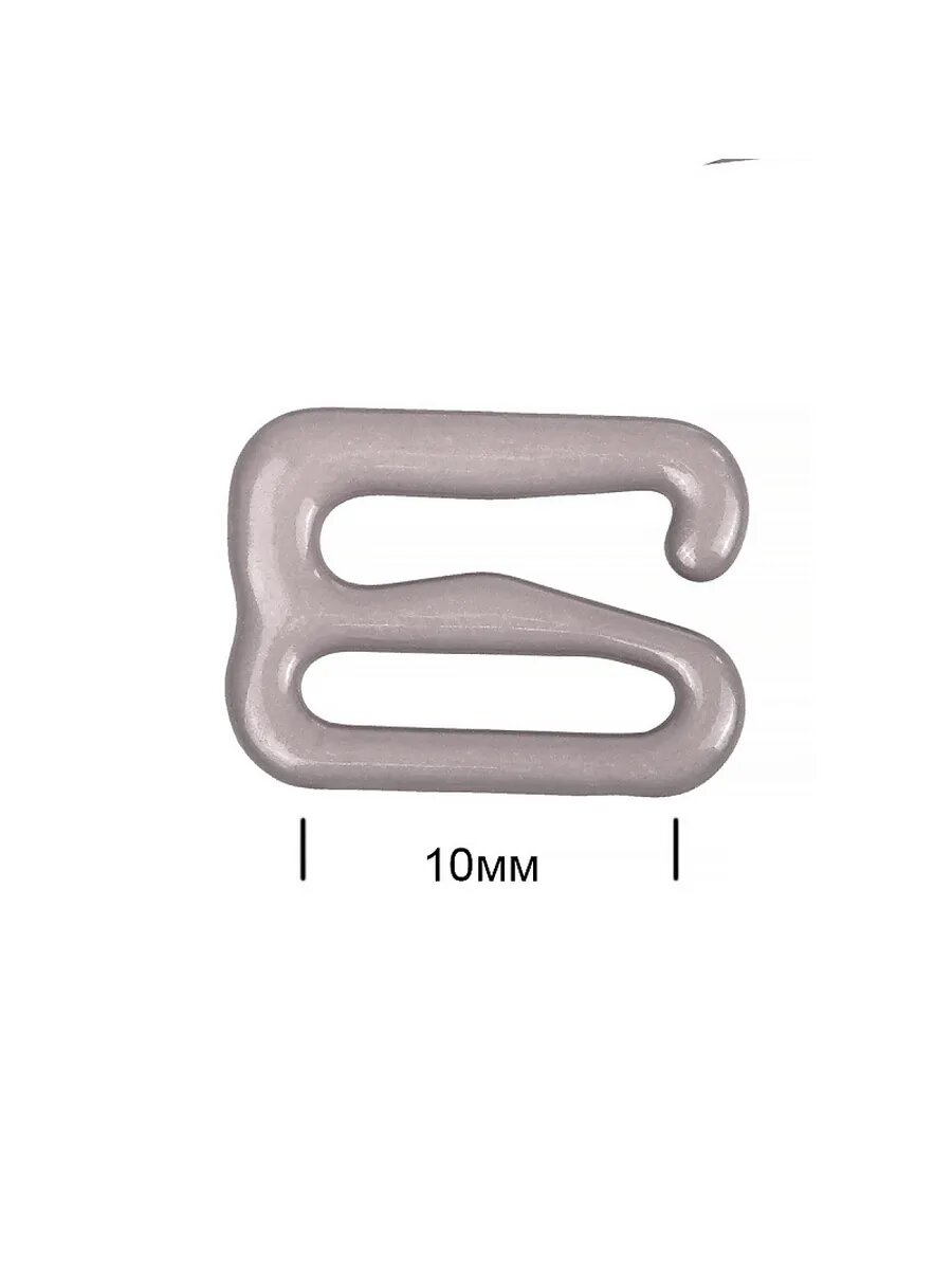 Крючок для бюстгальтера d10 мм металл 20 шт