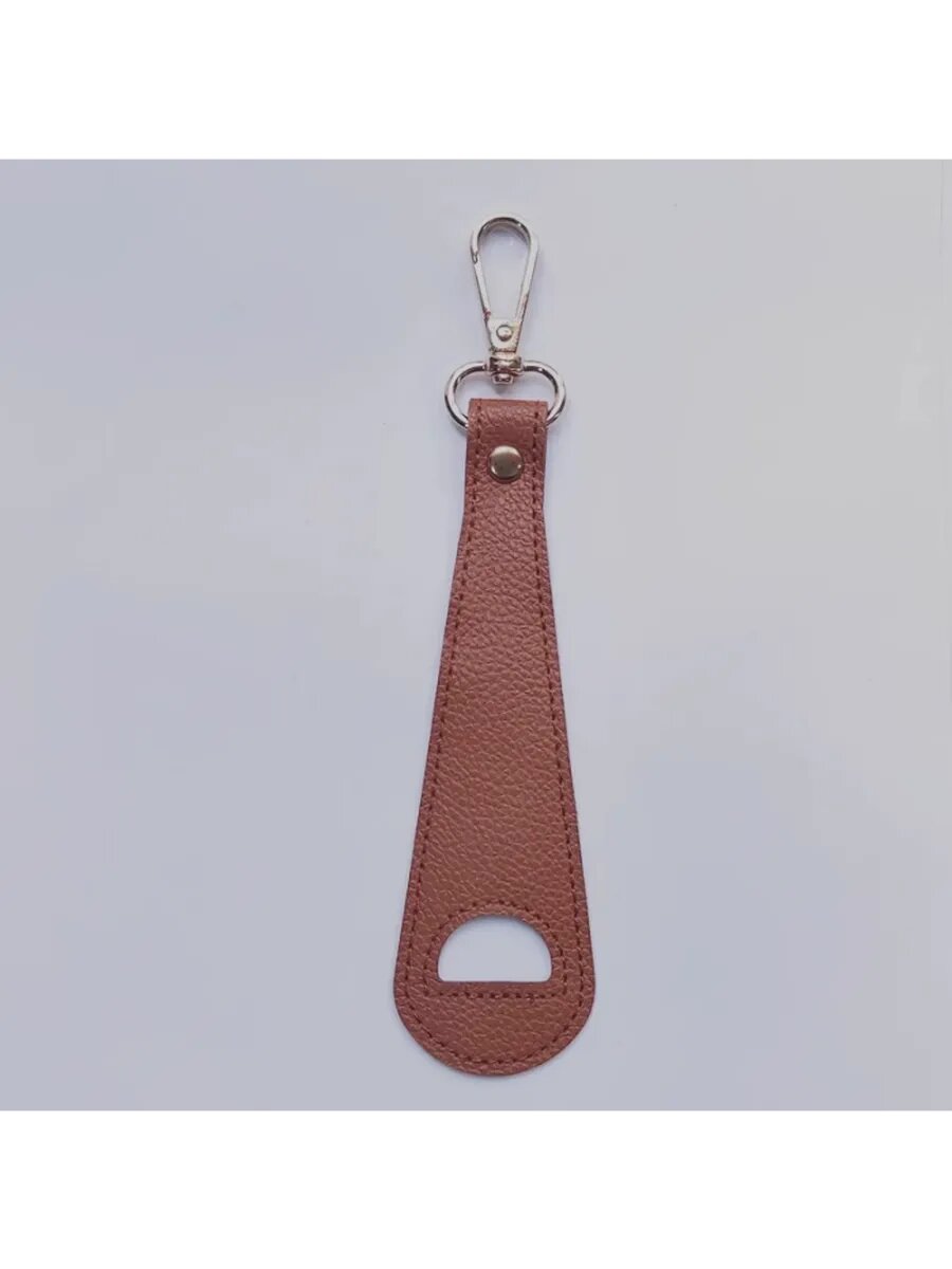 Одиночный зажим для шляпы коричневый, компактный