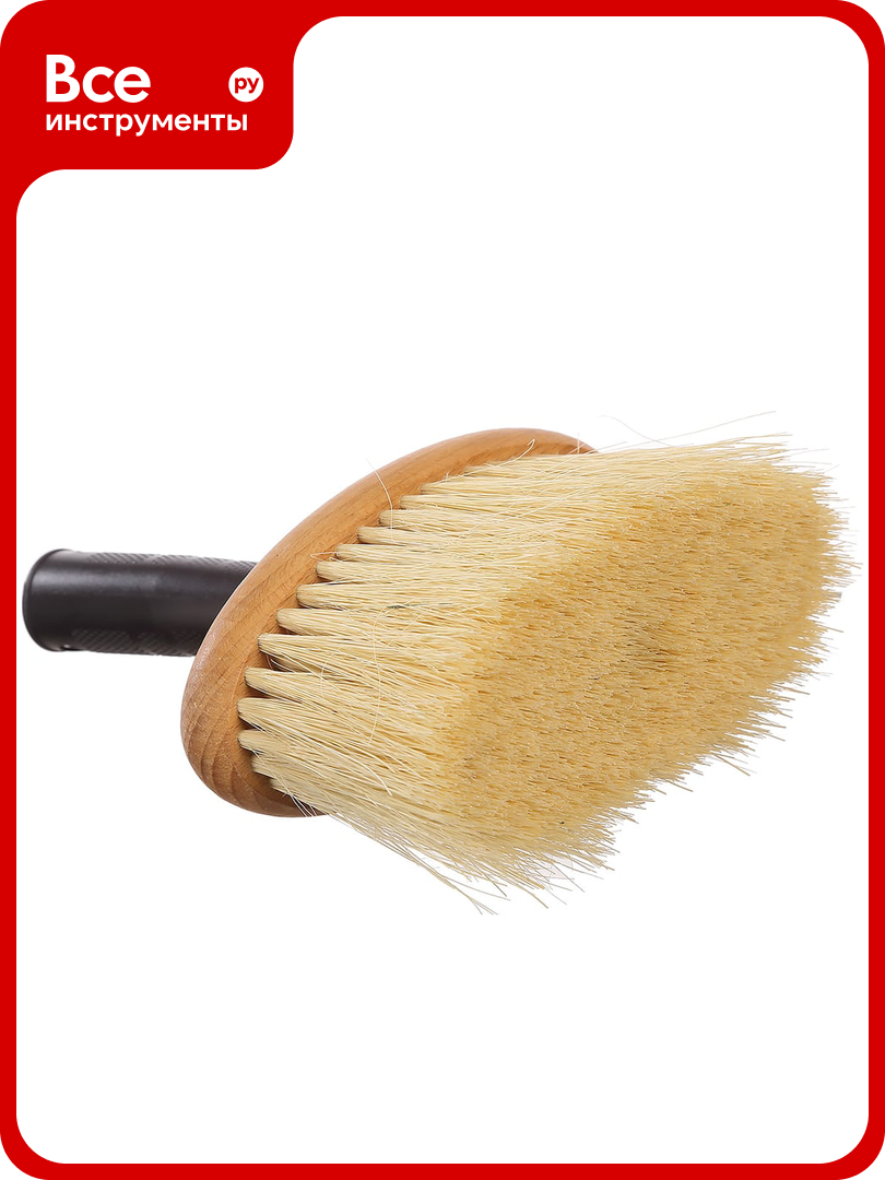 Овальная кисть-макловица YOZHIK 160x80 мм, 82 пучка, Бук, натуральное волокно тампико