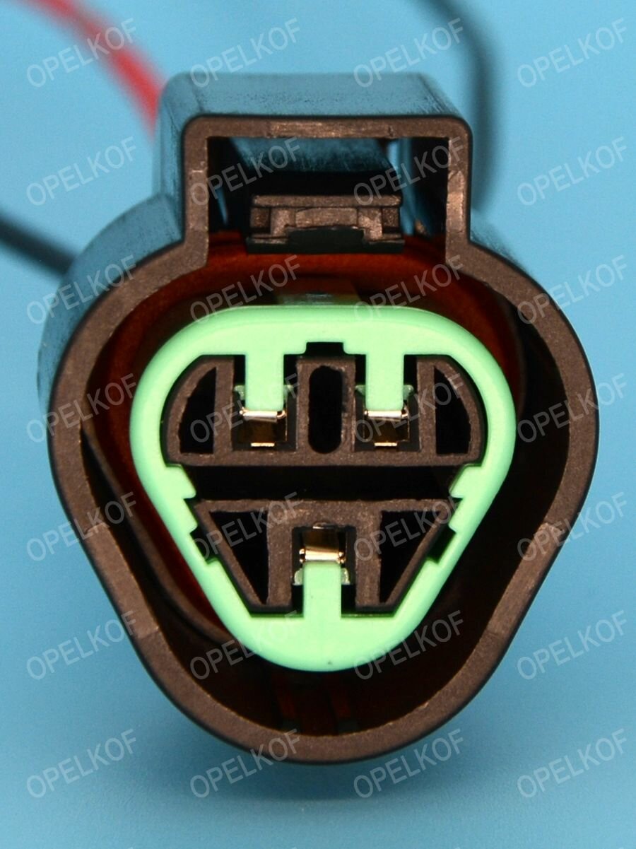 Разъем 3 pin (PB625-03027) для корректора фар, ДХО, повторителей поворота (Hyundai, Kia, Honda, Mitsubishi)