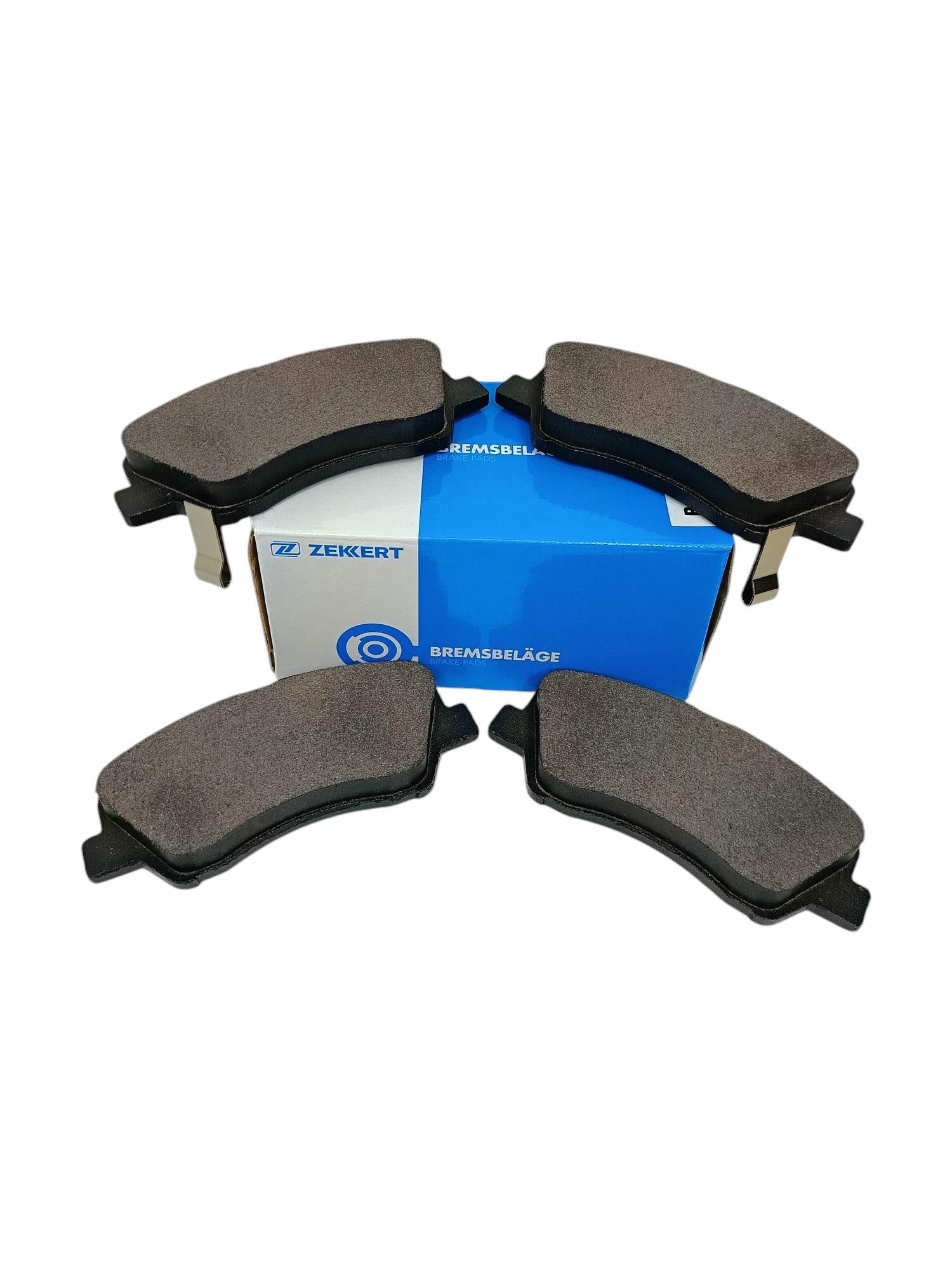 Колодки тормозные передние Киа Рио Хендай Солярис (Kia Rio 3 4 Hyundai Solaris) комплект 4шт Zekkert