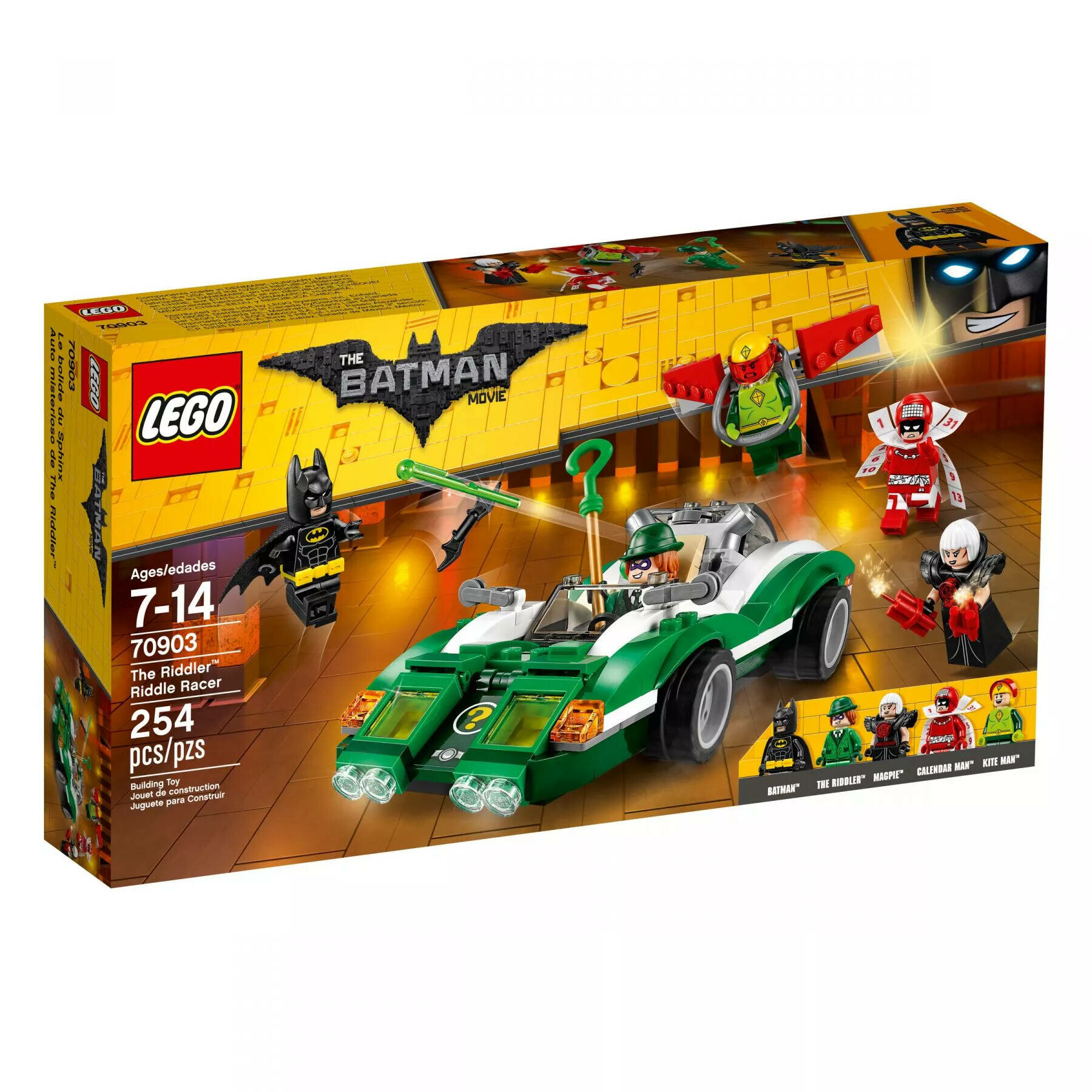 Конструктор LEGO The Batman Movie 70903 Гоночный автомобиль Загадочника, 2017 год