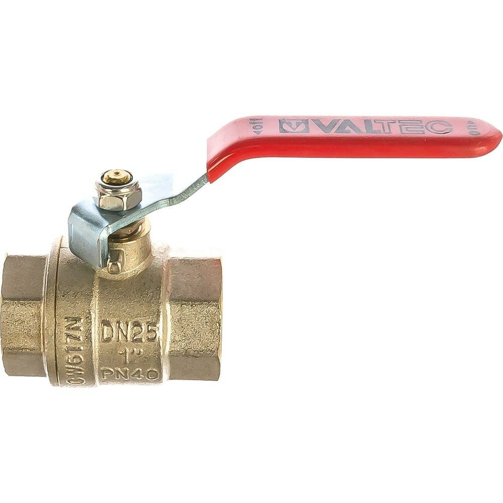 Шаровой кран, стальная рукоятка 1 вн.-вн Valtec BASE VT.214. N.06