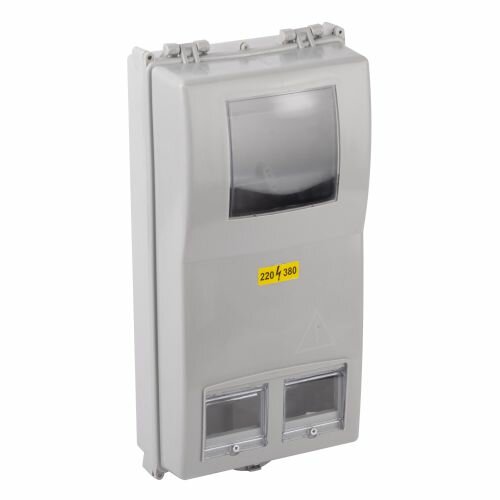 Распределительный щит Эра ЩУРн-П 3/8 IP54 КДЕ-З, пластиковый, 485х240х140 мм