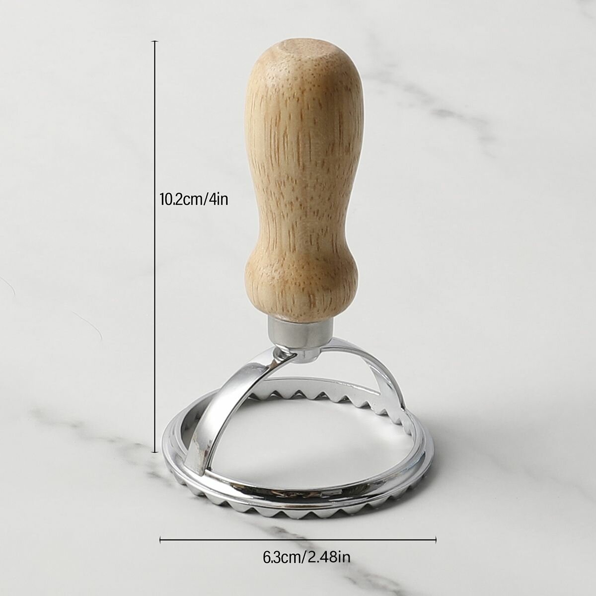 Новая пресс-форма для печенья из цинкового сплава с резиновой ручкой, инструмент для приготовления пельменей, пресс-форма для печенья.