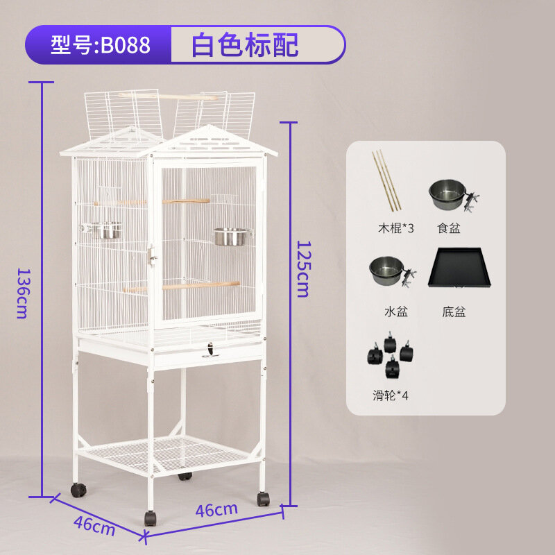 Клетка для домашних животных, прямые поставки от производителя, оптовая продажа клеток для птиц, высококачественная клетка для птиц, большая вилла, новая клетка для птиц, акриловая клетка для попугаев