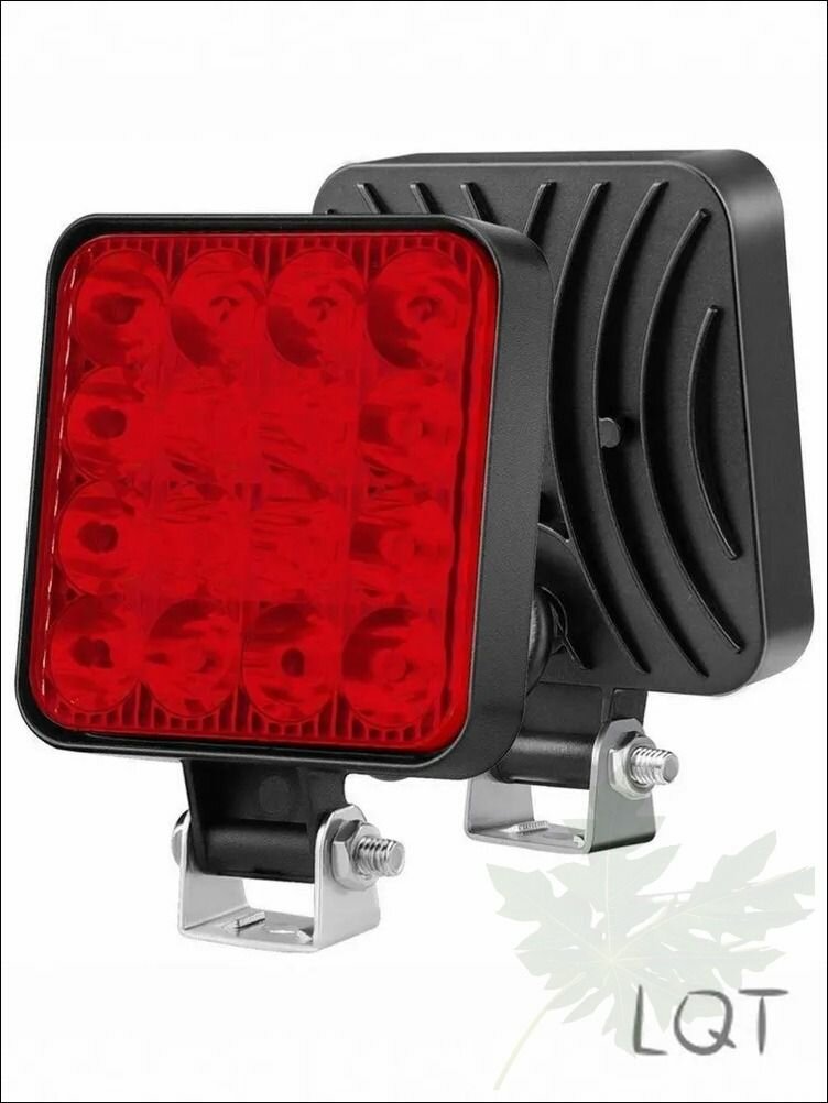 Фары автомобильные, 2 шт, арт. 2 LED 48W 12V FSCO PTF DHO LED