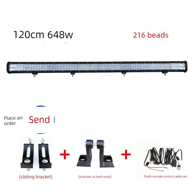 Светодиодные прожекторы для автомобиля 12В 24В, универсальные, для модификации решетки радиатора грузовика,