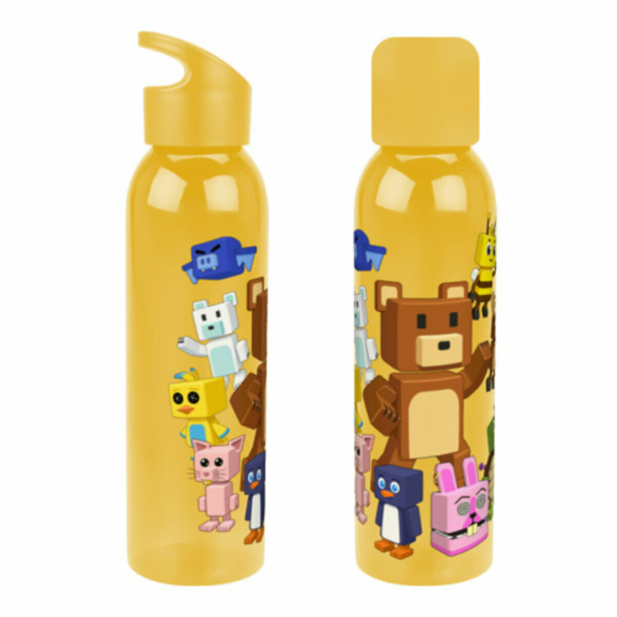 Бутылка для воды «super bear adventure игрушки супер беар адвенчер» (желтый)