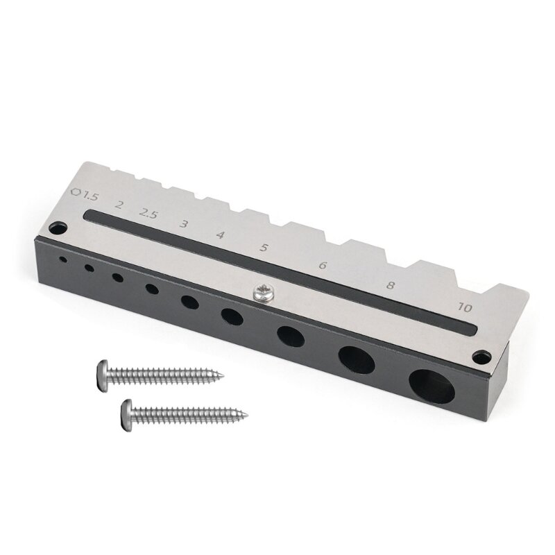 Органайзер Для Ключей С Шестигранной Головкой Из Алюминиевого Сплава, Стеллаж Для Хранения, Настенный Держатель Для Набора Инструментов Из 9 Частей От 1,5 мм до 10 мм