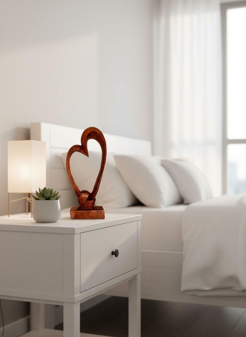 Статуэтка "Абстракция Большое сердце" 30см