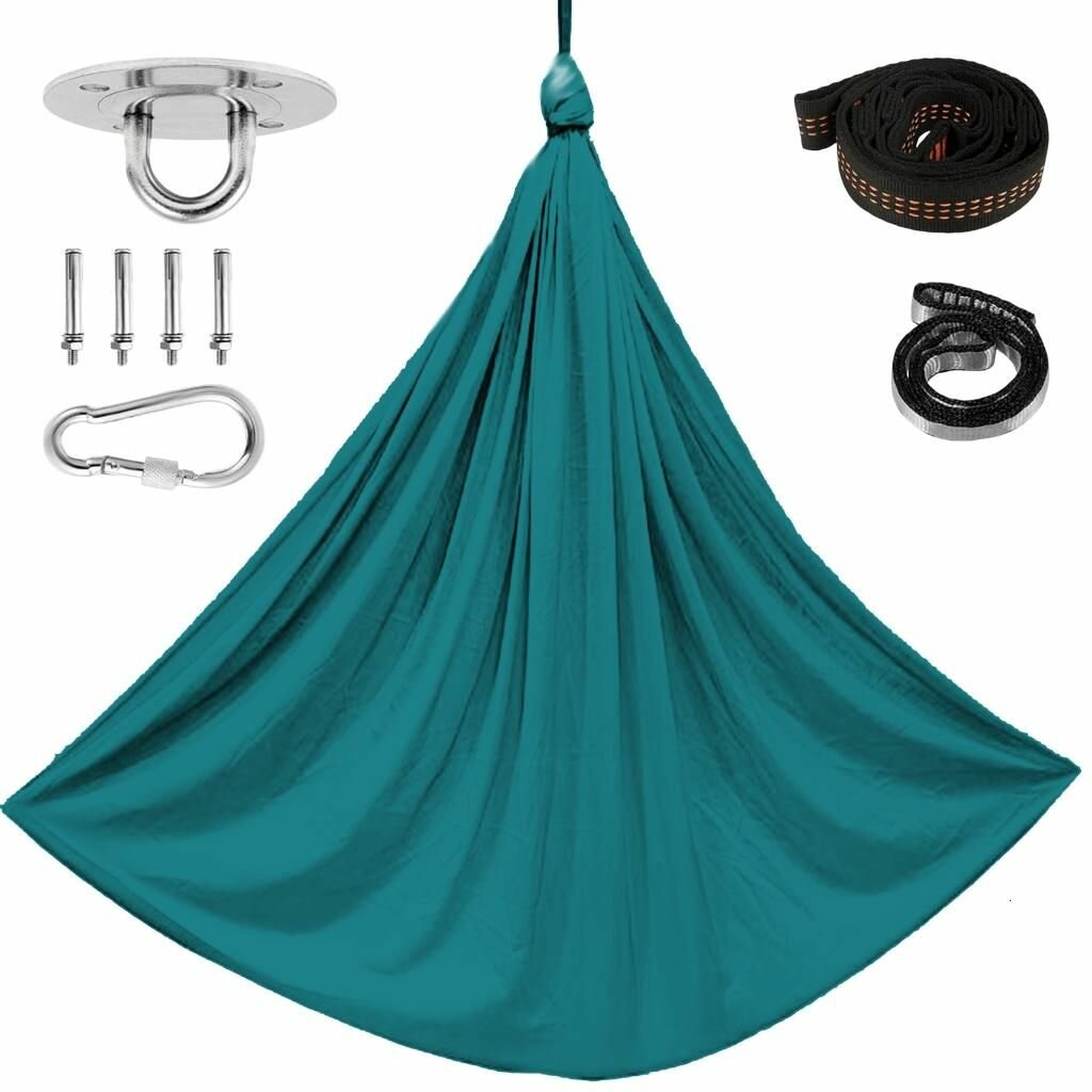 Детские гамаки-качели с аксессуарами, Темно-зеленый