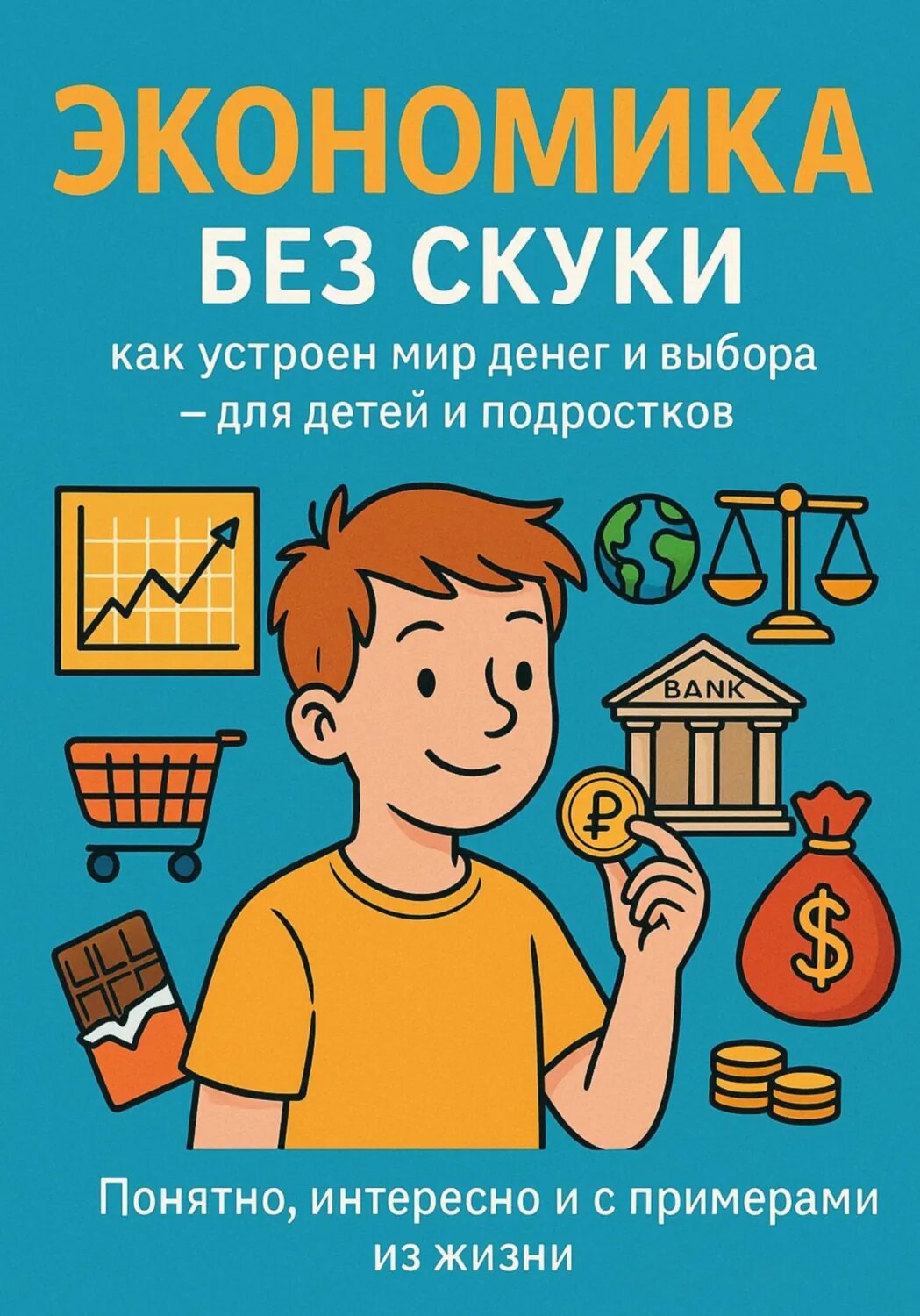 Экономика без скуки. Как устроен мир денег и выбора – для детей и подростков [Цифровая книга]