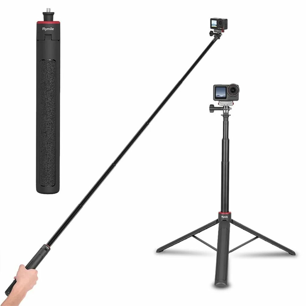 Селфи-палка с выдвижным штативом для видеосъемки Insta360 X5 Action 4 Pocket 3