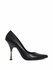 Туфли Just Cavalli Pointed-toe heeled pumps, размер 36, black/black