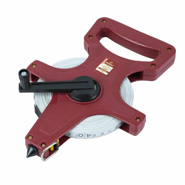 Рулетка геодезическая, 30м*13мм, фибергласовая лента