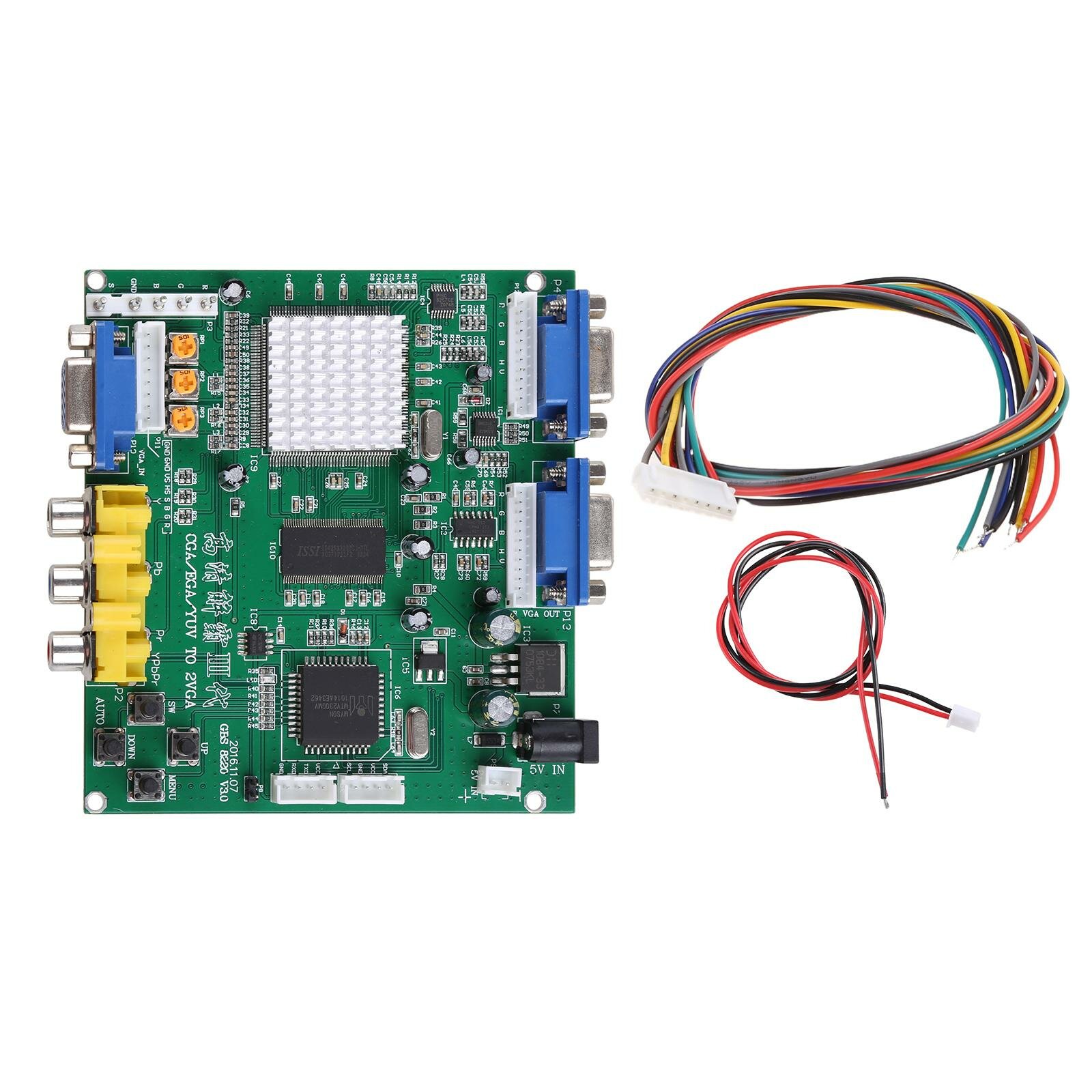 Конвертер RGB в два VGA, Черный