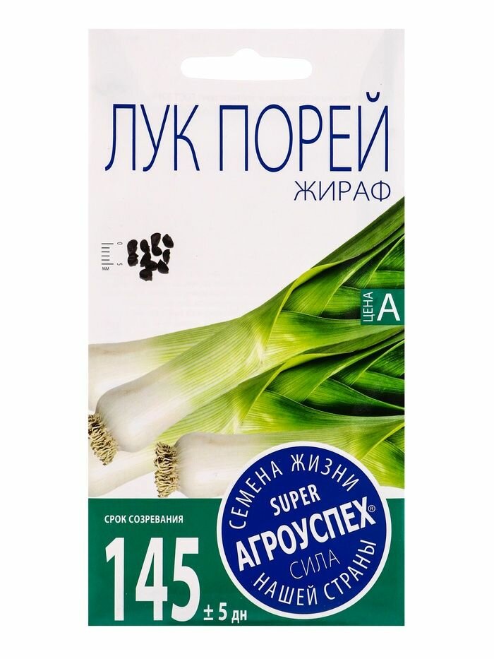 Семена Лук-порей Жираф, семена Агроуспех 0,5г (200)