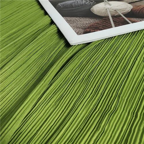Плиссированная ткань Avocado green, 150х100 см