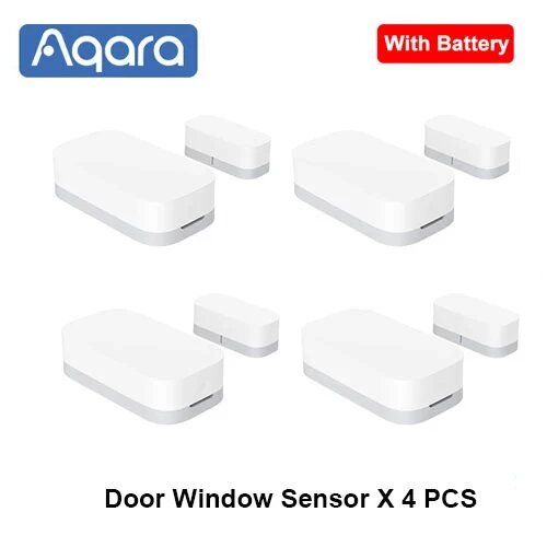Датчик открытия двери/окна Aqara Zigbee, 4шт