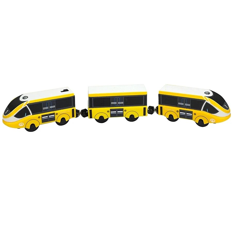 Магнитный электрический поезд DUOP для детей от 4 лет Желтый, A22