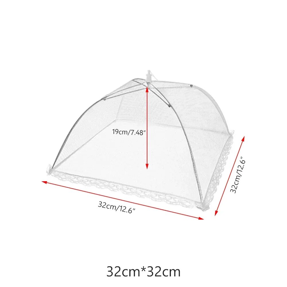 Чехлы для еды, сетчатые складные кухонные противомоскитные палатки, купольная сетка, зонтик, защита для пикника, крышка для посуды, кухонные аксессуары
