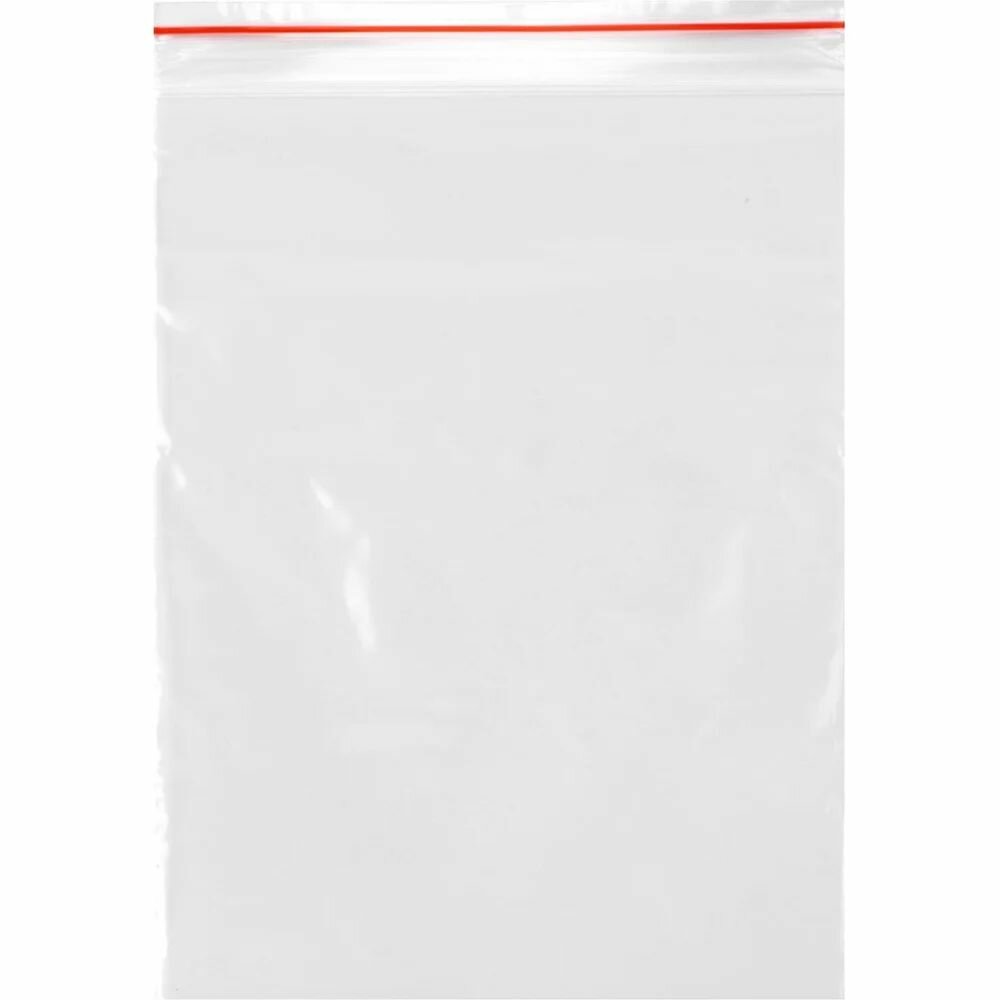 Пакеты с замком Zip-lock Staff зиплок, комплект 100 шт, 15x20 см, ПВД, толщина 35 мкм 608166