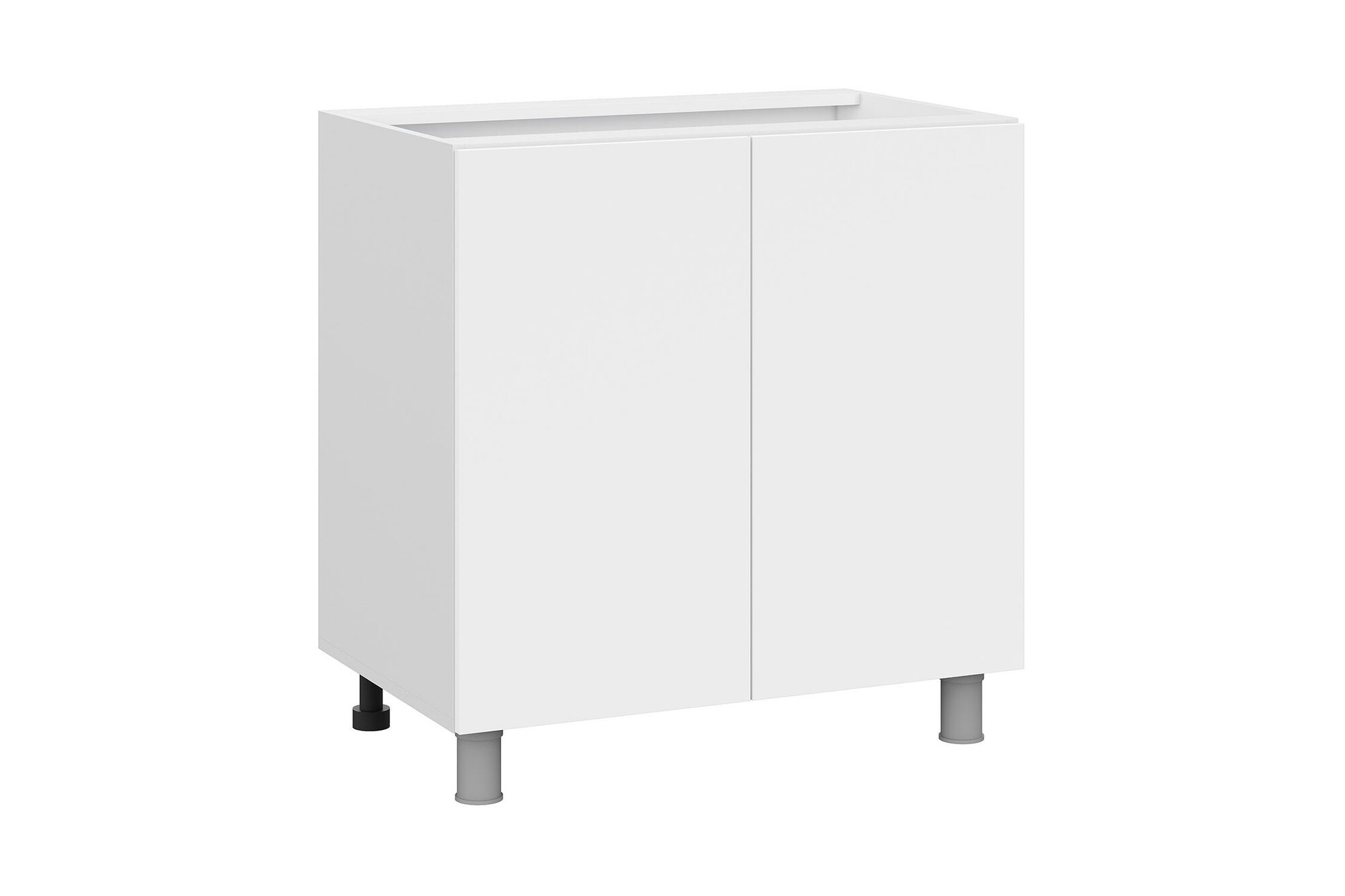 Кухонный шкаф нижний Нонтон Монора, 80х50х82 см, белый / Лунный бархат