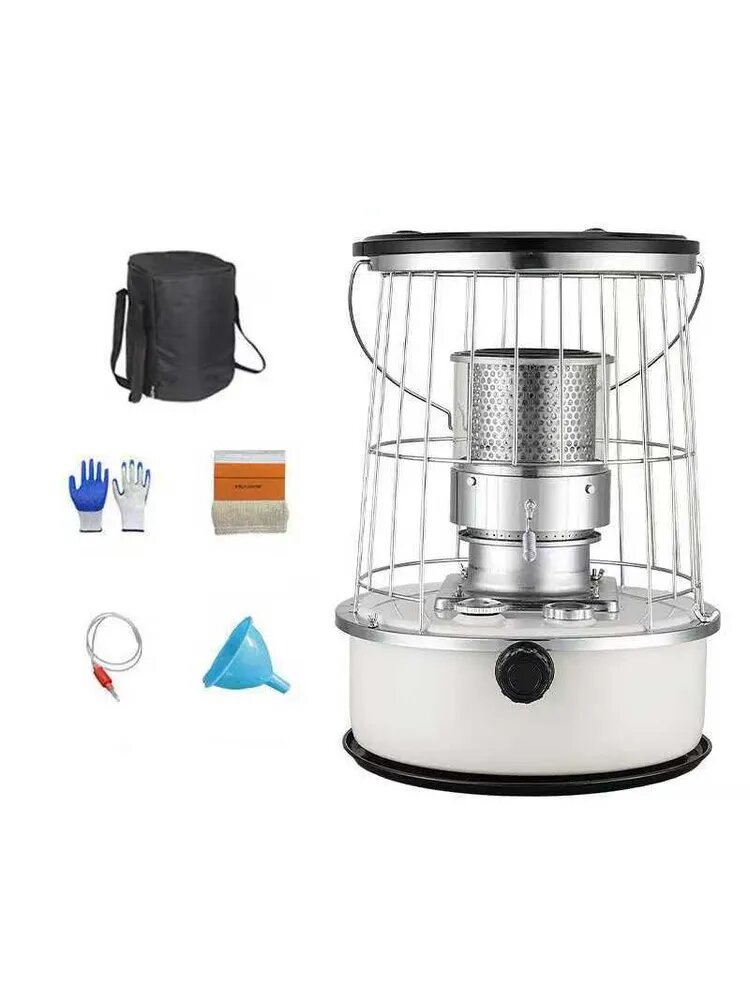 Дизельный автономный отопитель для дома и дачи белый цвет