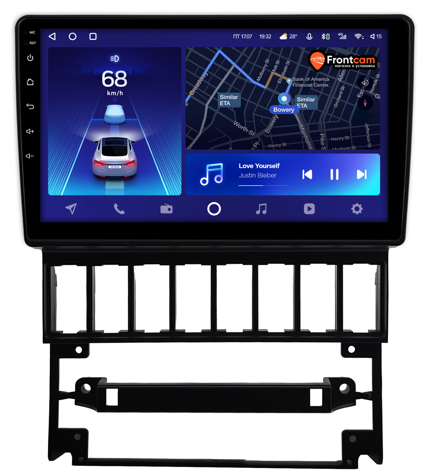 Штатная магнитола Teyes CC2 PLUS 6/128 9" RM-9-0567 Audi 80 (B4) 1991-1996 Android 10 (4G-SIM, DSP, QLed)