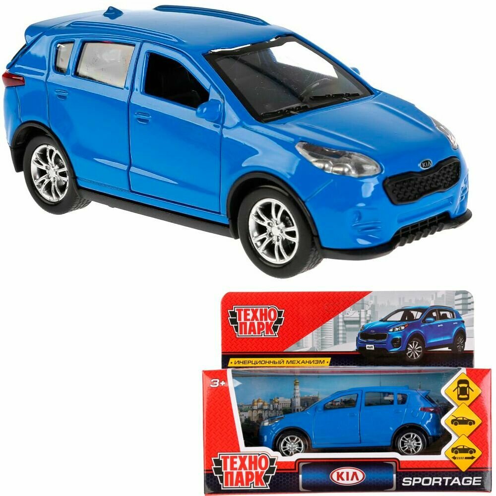 Машинка Технопарк Kia Sportage, синий, 1:36, арт. SPORTAGE-BU