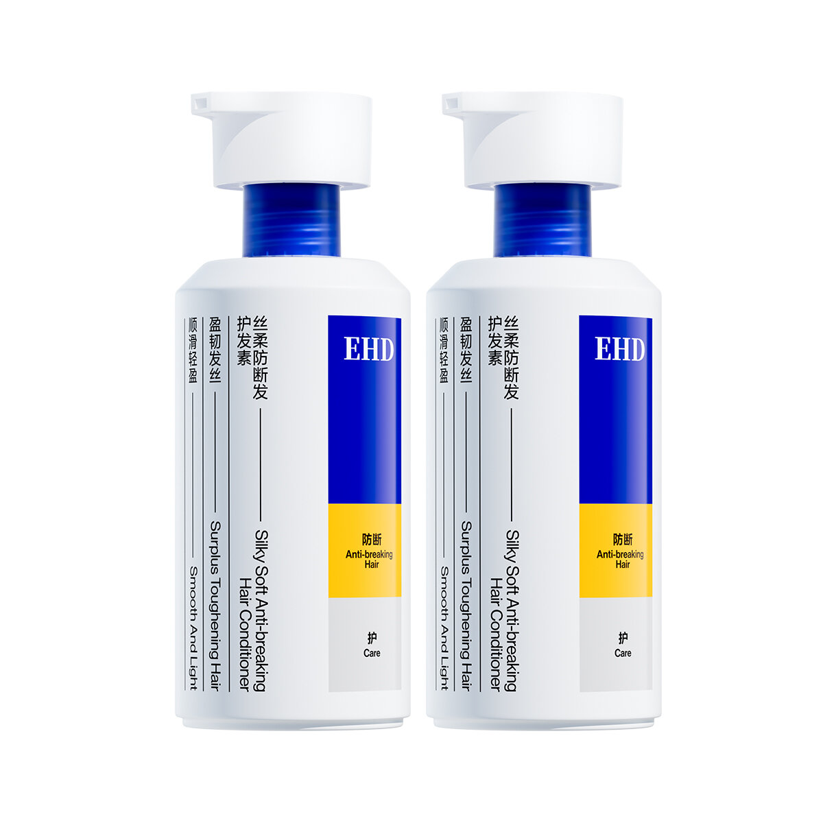 Бальзам для волос женский EHD Шелковистый уход против ломкости питающий восстанавливающий, 400ml*2