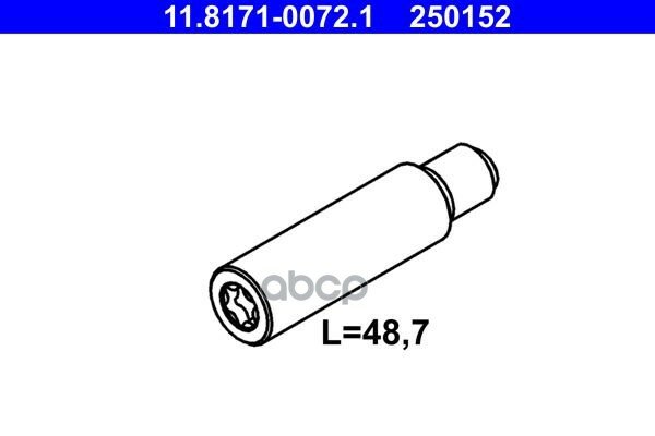 Направляющая торм. суппорта Ate арт. 11-8171-0072-1