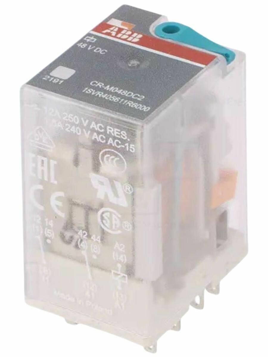 Реле CR-M048DC2 48B DC 2ПК (12A) ABB