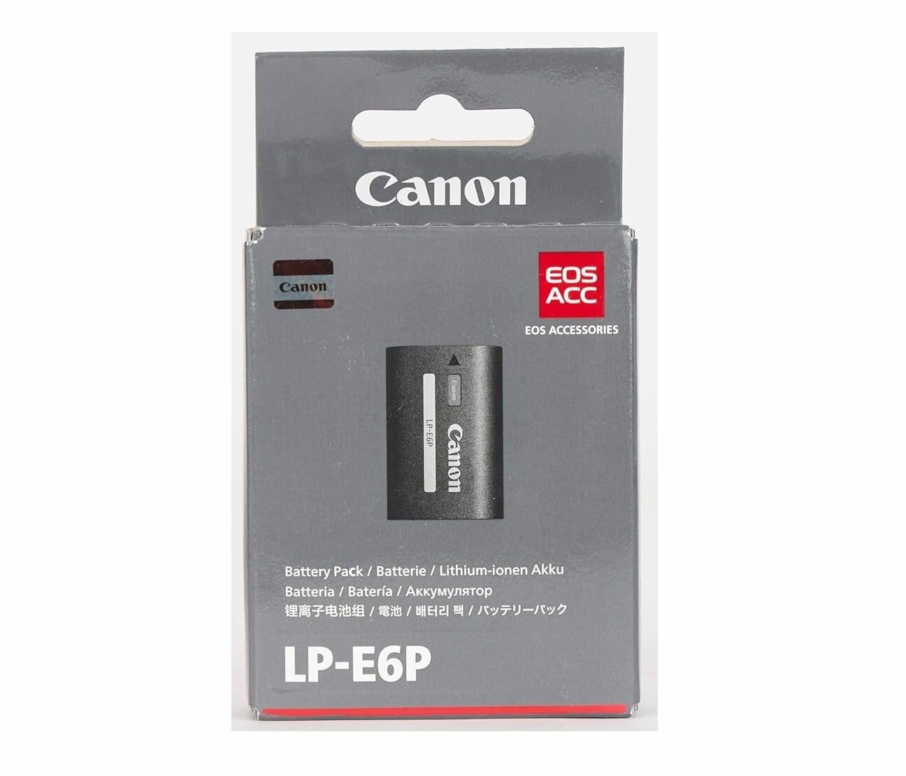 Оригинальный аккумулятор CANON LP-E6P совместим с камерами, использующими батареи LP-E6, LP-E6N, LP-E6NH