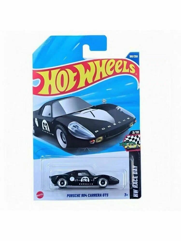 Машинка базовая Hot Wheels Porsche 904 Carrera GTS черный