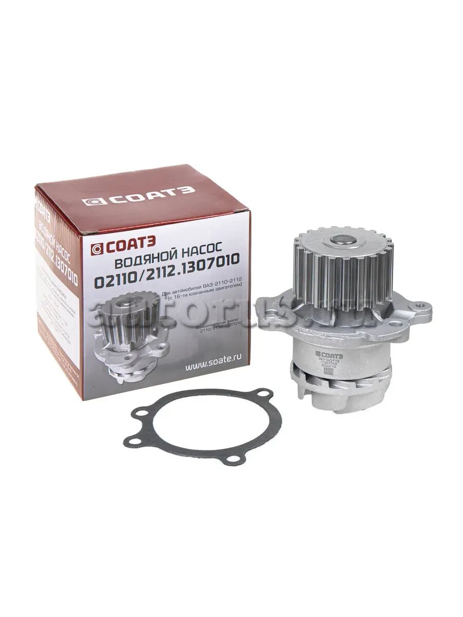 Помпа, водяной насос ВАЗ-2112 СОАТЭ 0211021121307010