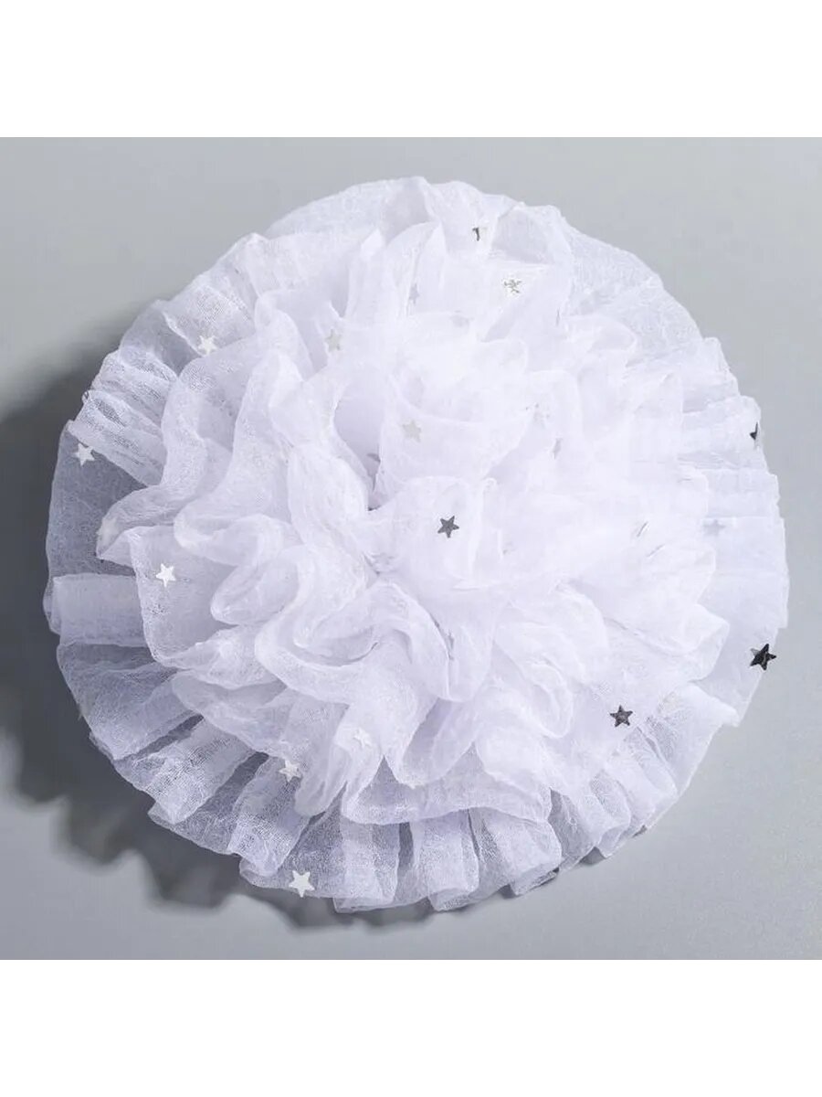 Элегантный белый бант для девочек