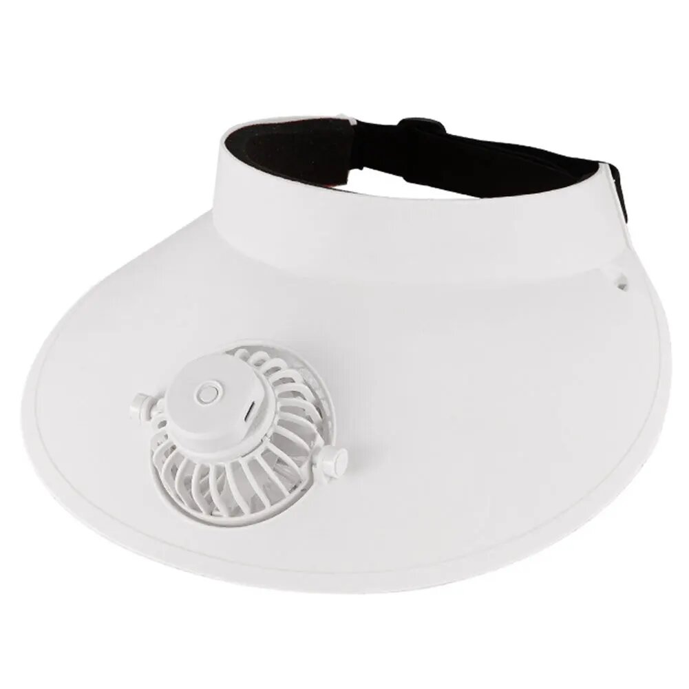 Вентилятор-кепка с USB-зарядкой, вращающийся, для защиты от солнца, 3 скорости ветра, охлаждающий, с широкими полями, для путешествий и отпуска