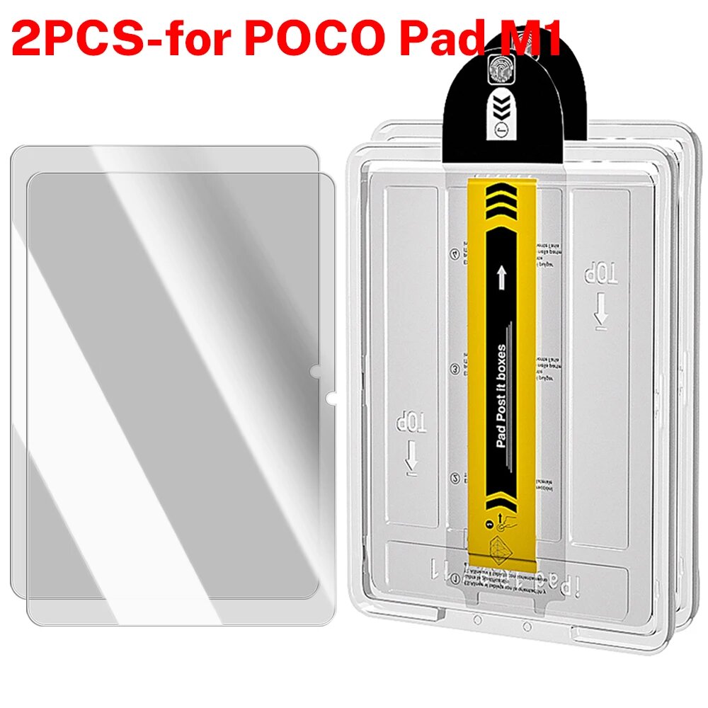 Защитная пленка 2шт для Xiaomi Poco Pad M1, Цвет: D-2PCS