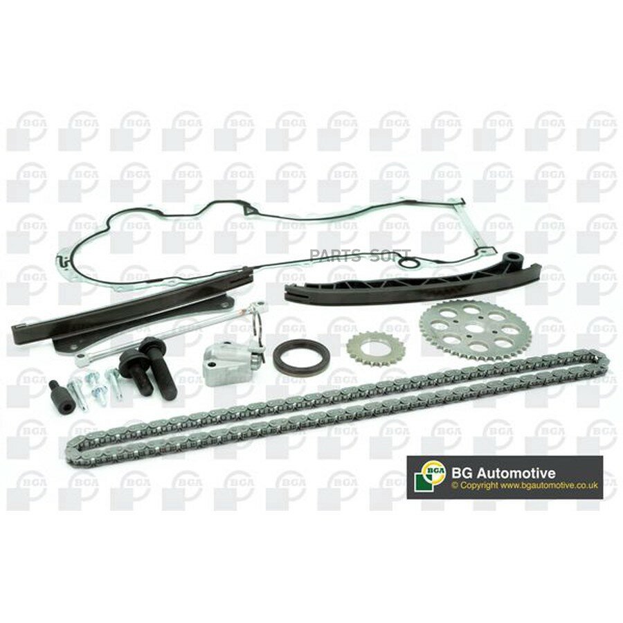 Комплект цепи ГРМ FIAT PUNTO 09-12 / FORD KA 08-16 / PEUGEOT BIPPER 15- / OPEL CORSA 1.2 06-14 [199B4.000, 223A9.000, 169A1000, FD4, FHY (F13DTE6), A13DTC, Z13DTJ] BGA TC0381FK | цена за 1 шт