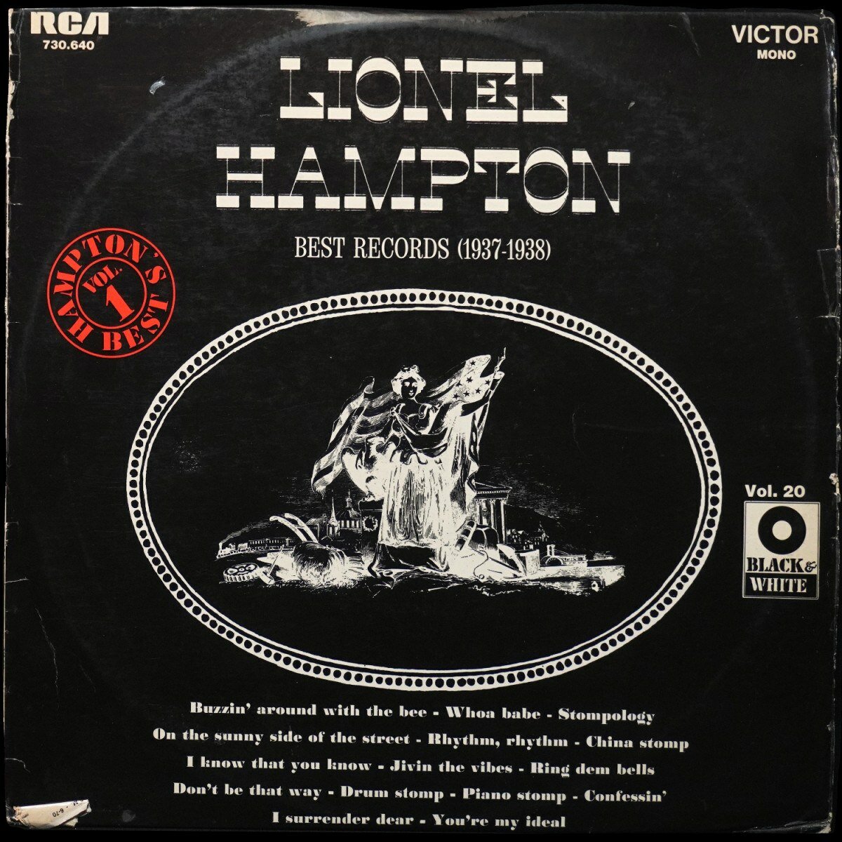 Виниловая пластинка RCA Victor Lionel Hampton – Lionel Hampton's Best Records (1937-1938) (моно)