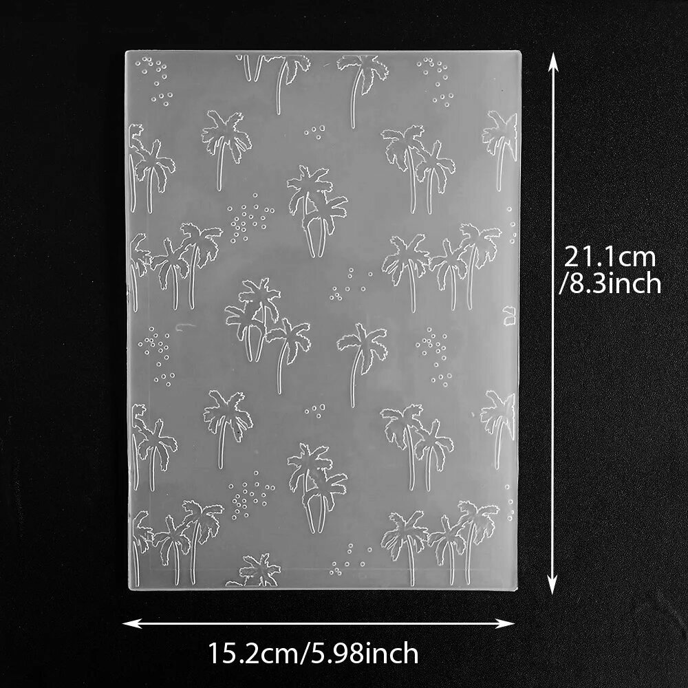 Трафарет тропический, 21.1x15.2 см, Цвет: YH-257