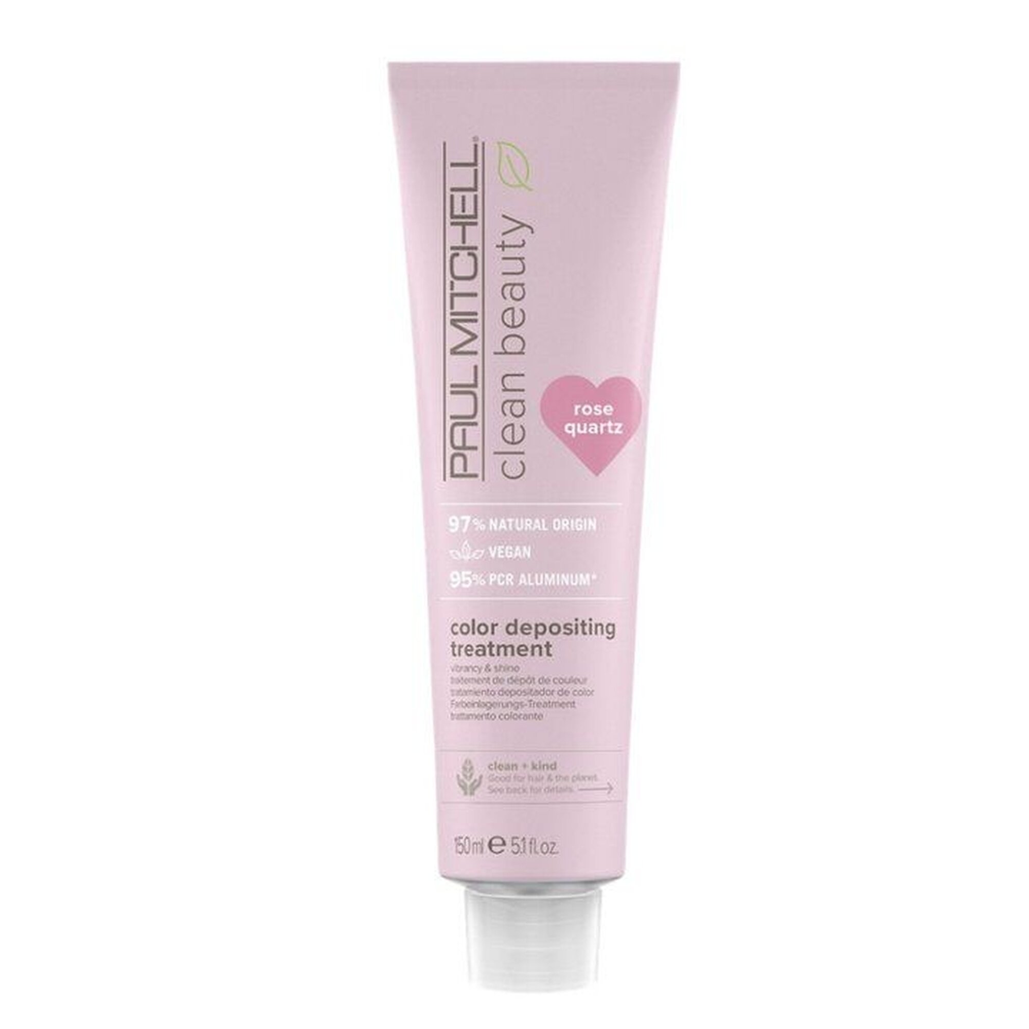 Paul Mitchell Питательная маска для окрашенных волос Clean Beauty Color Depositing Treatment 150 мл оттенок Rose Quartz