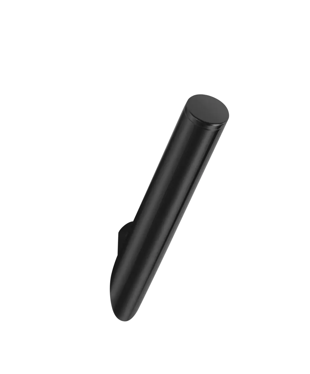 Крючок для полотенец IDDIS Line LMLINS10Bi41, черный, сталь, 1 шт