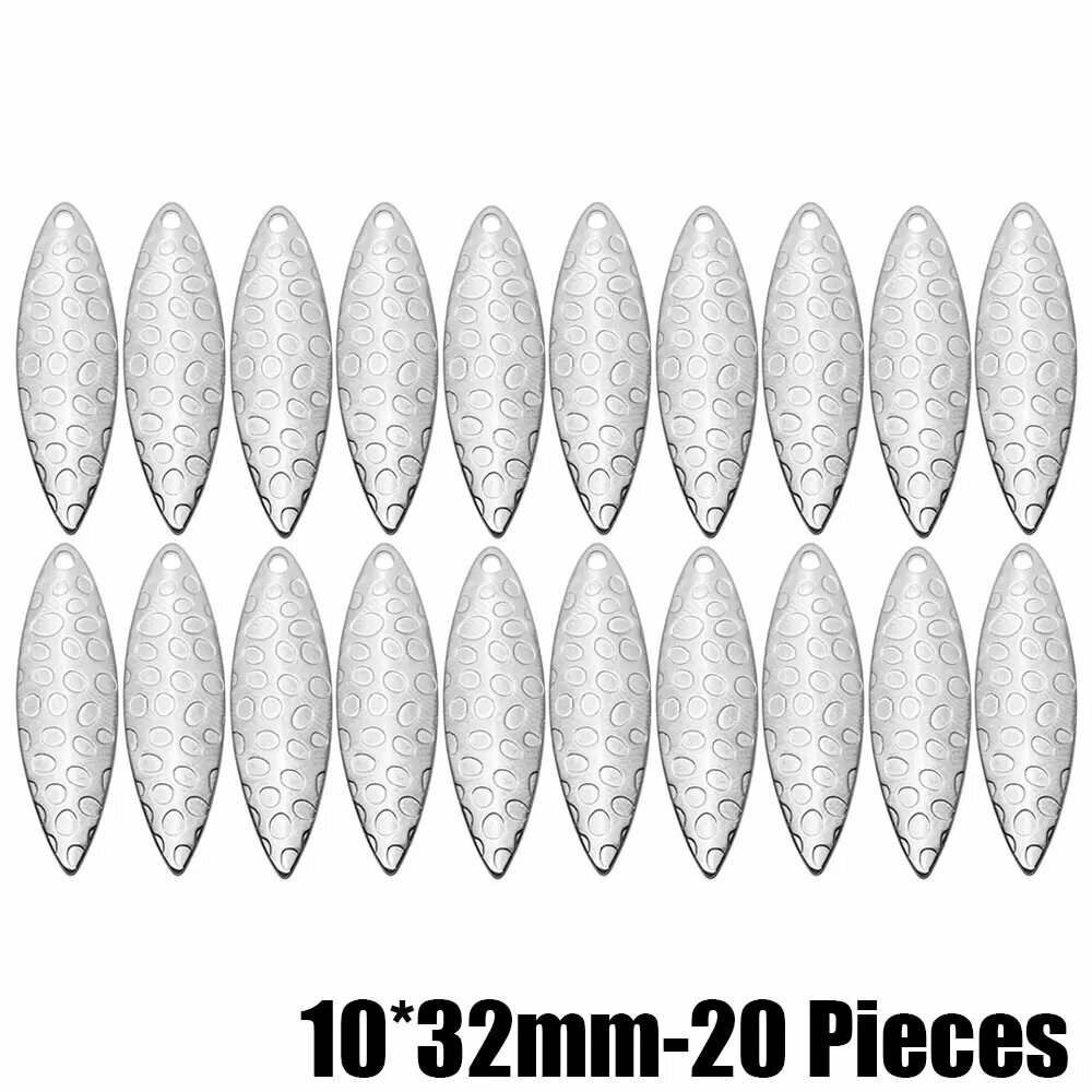 Стальные шумовые листы для спиннеров 20 шт.
