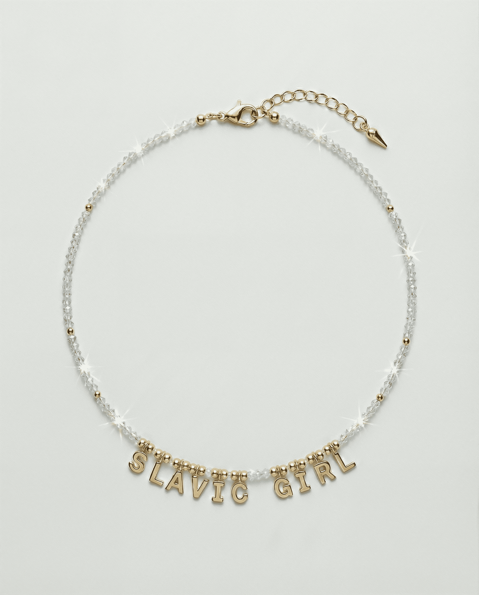 Колье, стекло