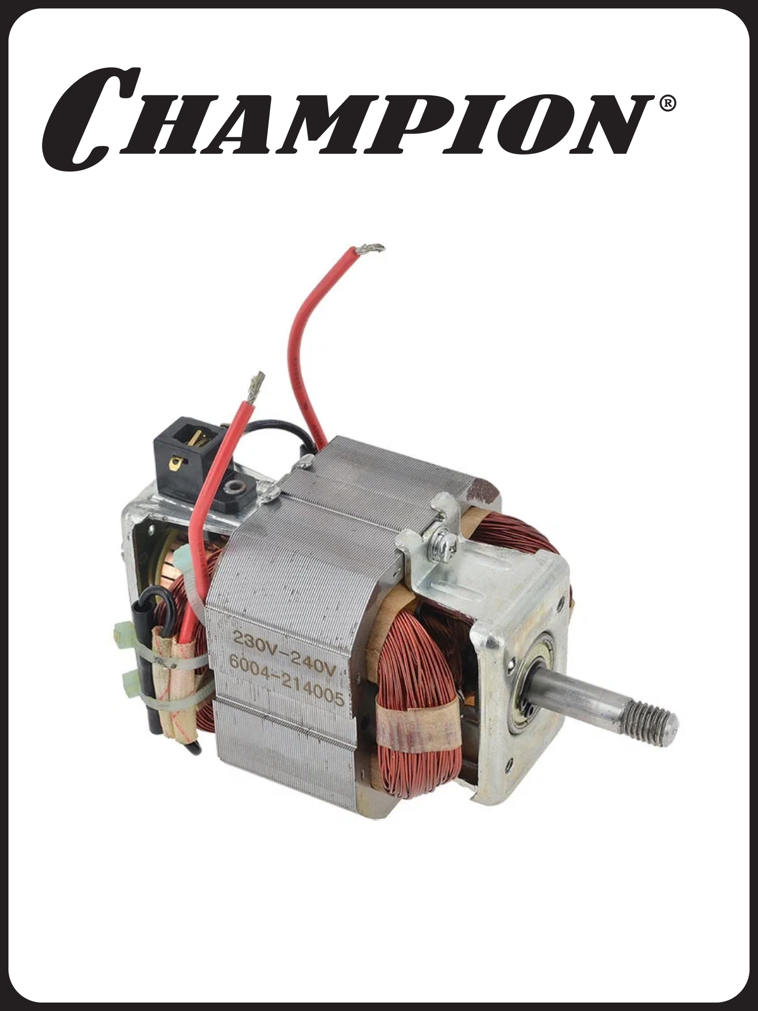 Электродвигатель ET452 для электрического триммера CHAMPION, сталь — фото 1